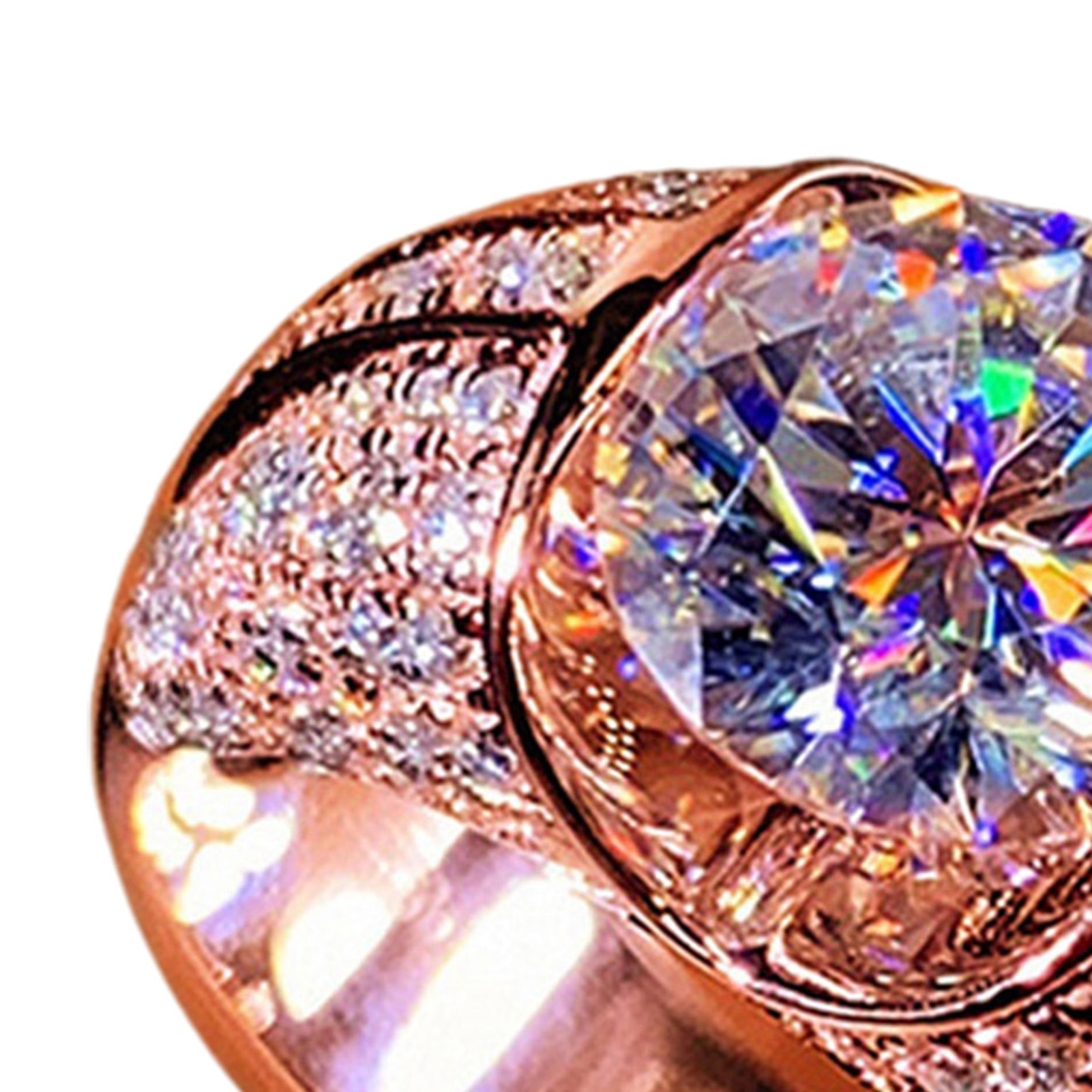 BAGUE - ANNEAU Bague simple en alliage de tempérament pour femmes ...